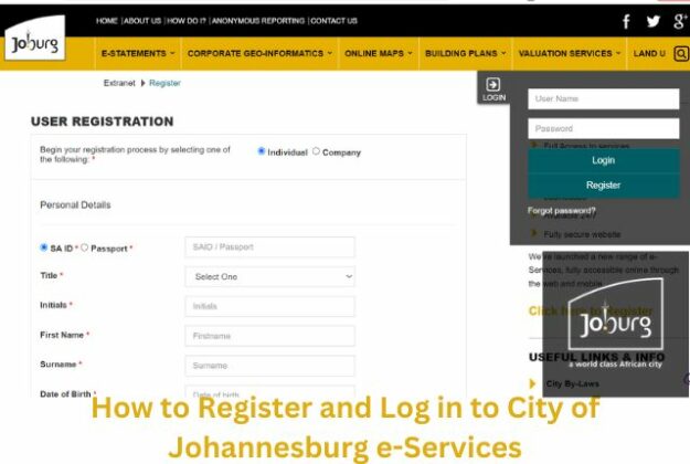 City of Johannesburg e-Services: Step by Step Guide to Access - Explore ...