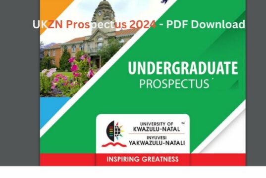 UKZN Prospectus 2027 - PDF Download